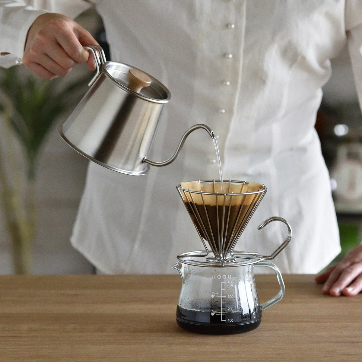 Japanese KOGU Coffee Drip Pot - S Shape for a Perfect Pour – Suwada1926